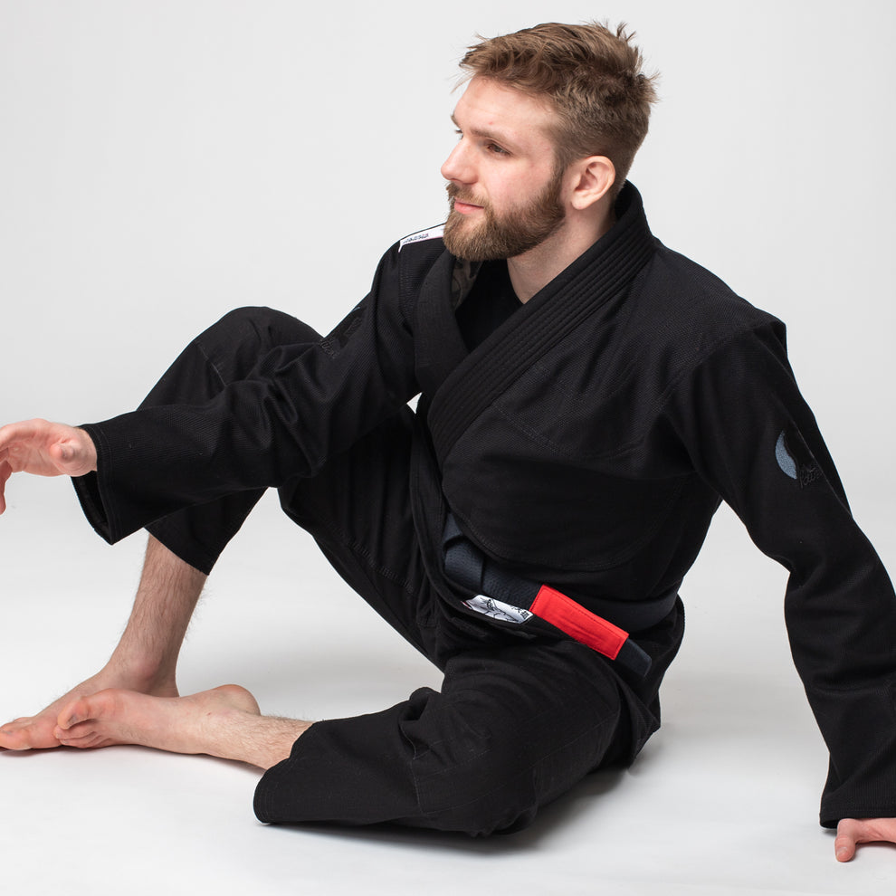 Kitsune Black BJJ Gi - M1 Lightweight – kitsunebjj