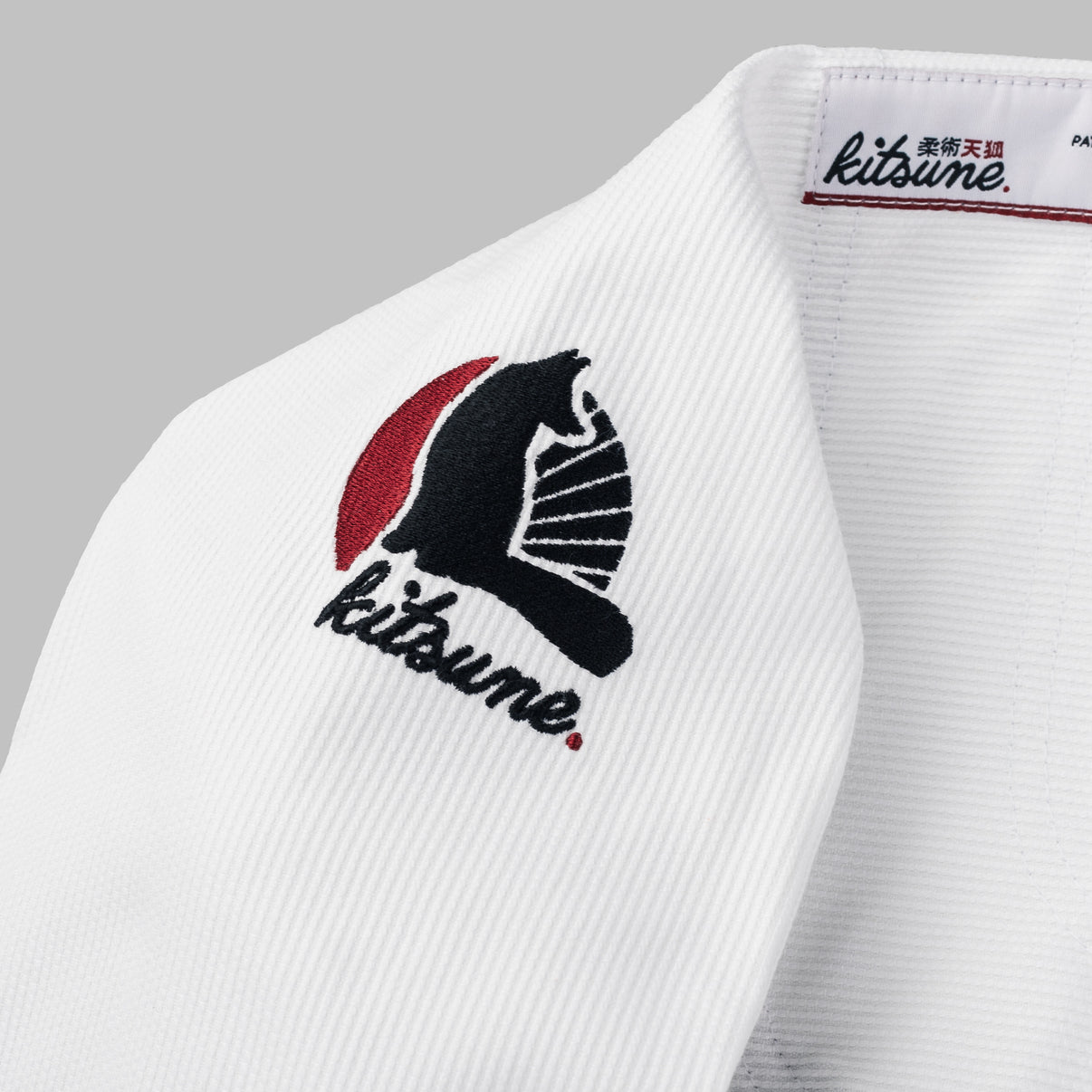 Kitsune White BJJ Gi - M1 Lightweight Issue – kitsunebjj