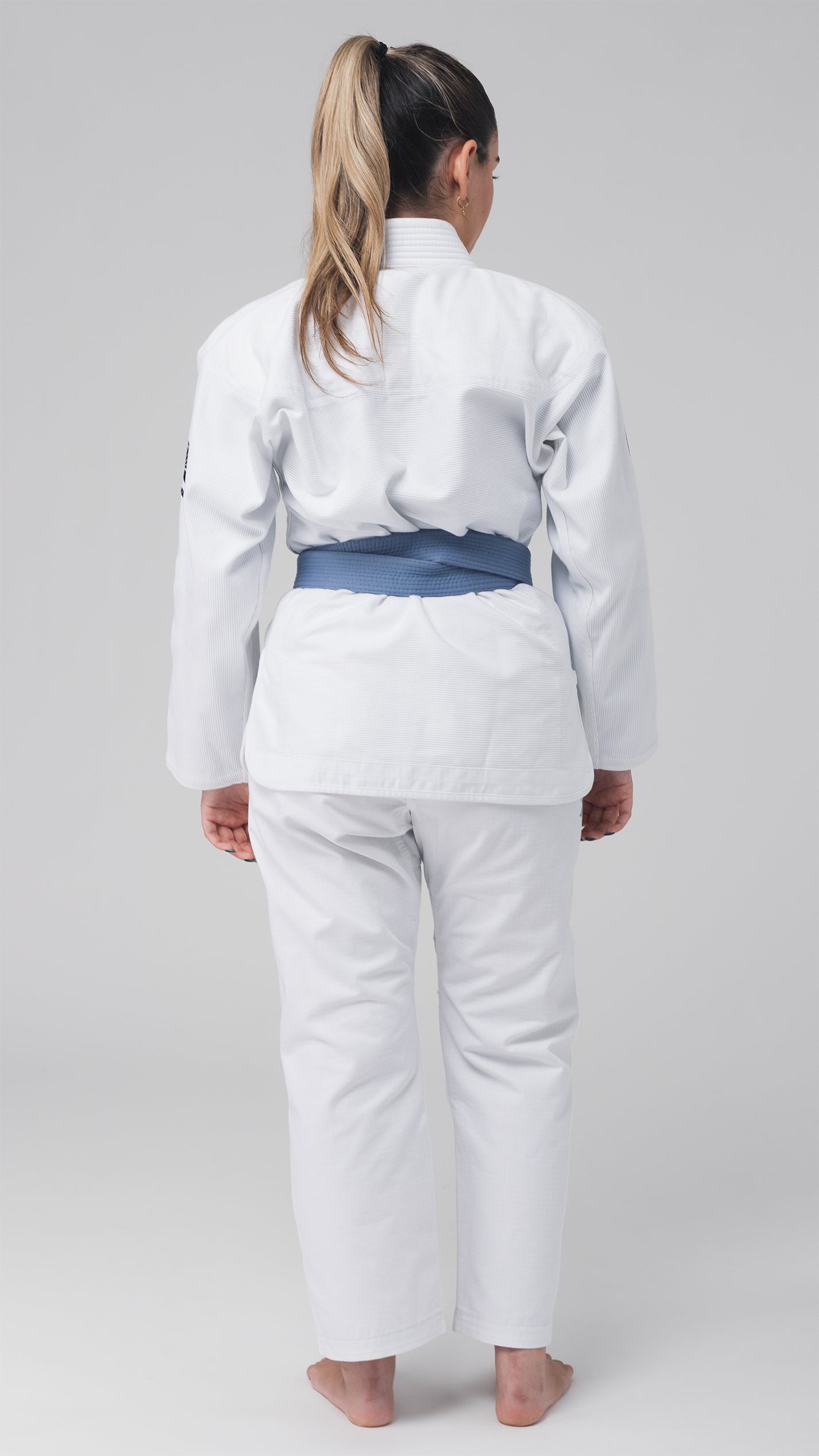 Kitsune White BJJ Gi - M1 Lightweight Issue – kitsunebjj