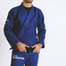"Cursive" Heavier Weight Blue BJJ Gi - Men's – kitsunebjj